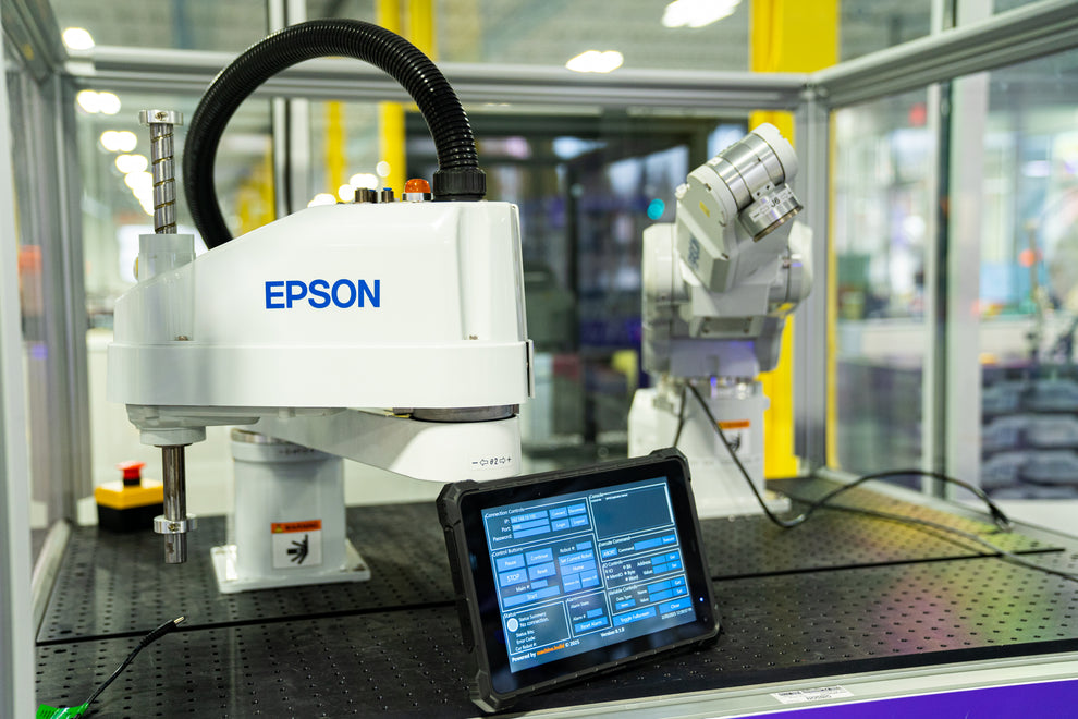 IRH Advanced HMI System for Epson Robots | Touchscreen Interface ...